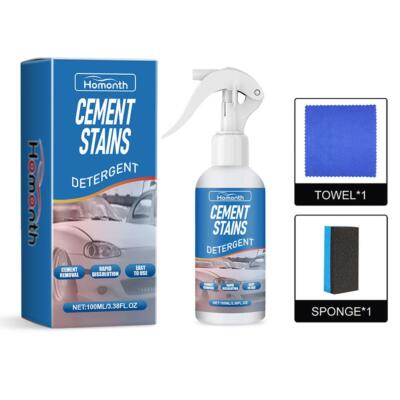 Car Cement Remover Spray Kit Cement Removal Spray Concrete Spot Removal ...