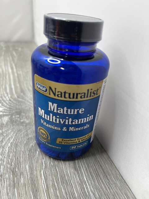 Rexall Naturalist Mature Multivitamin 60 tablets Exp 06/2024 for sale ...