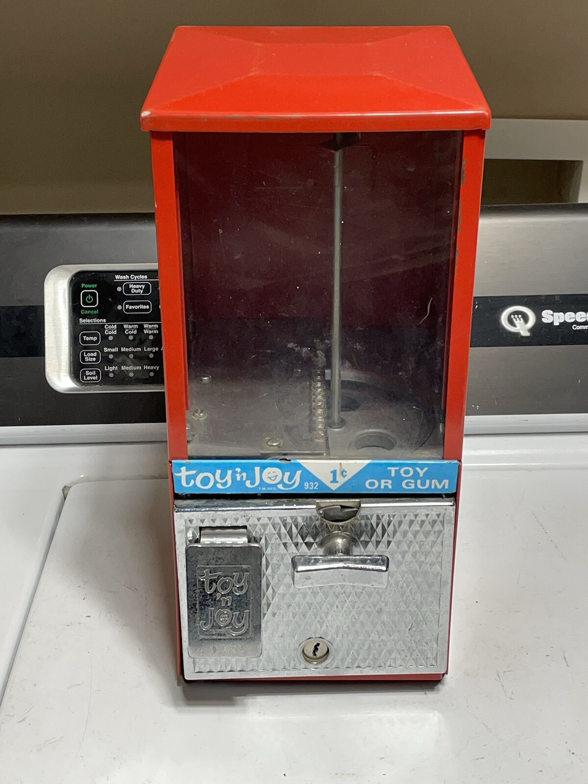 Vintage Toy N Joy Gum Ball Toy Candy Machine 1 ONE Cent - AS IS | eBay