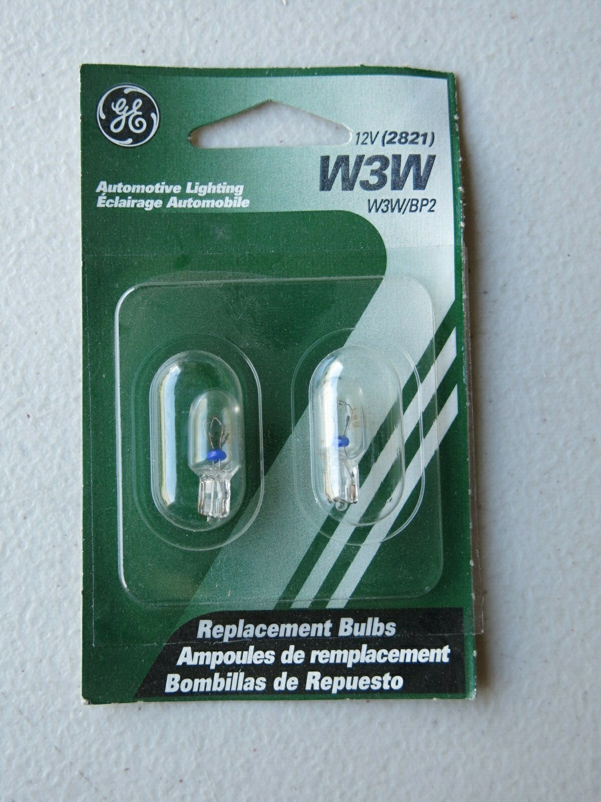 GE W3W/BP2 Automotive Lamp Bulb 12V - lot of 3 | eBay