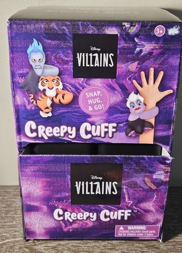 Disney VILLAINS CREEPY CUFF (YOU PICK!) Slap Band Bracelet Cutie Cuffs ...