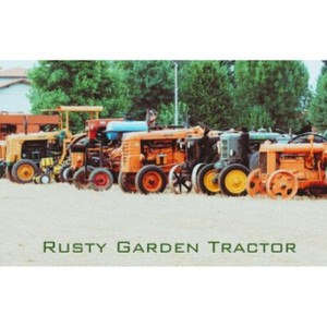 Rusty Garden Tractor | eBay Stores