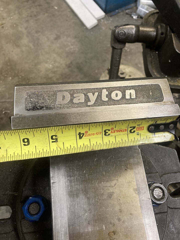 DAYTON 6" Milling Machine / Larger Drill Press Vise w Swivel Base ...