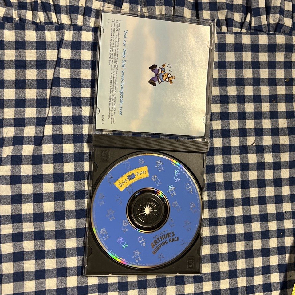 Arthur’s Reading Race Windows CD-Rom 1996 Living Books PC Computer Game ...