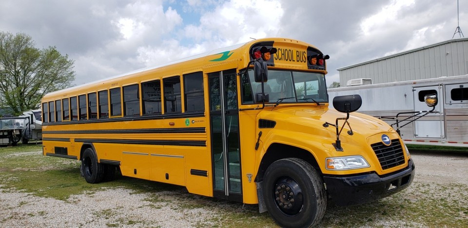 2021 BlueBird Vision. Propane power! 72 pass. Front and rear A/C, 29700 ...