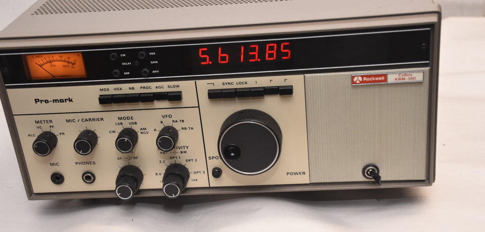 Rockwell Collins KWM-380 Transceiver CLEAN WORKS LOCAL PICK UP IN NEW ...