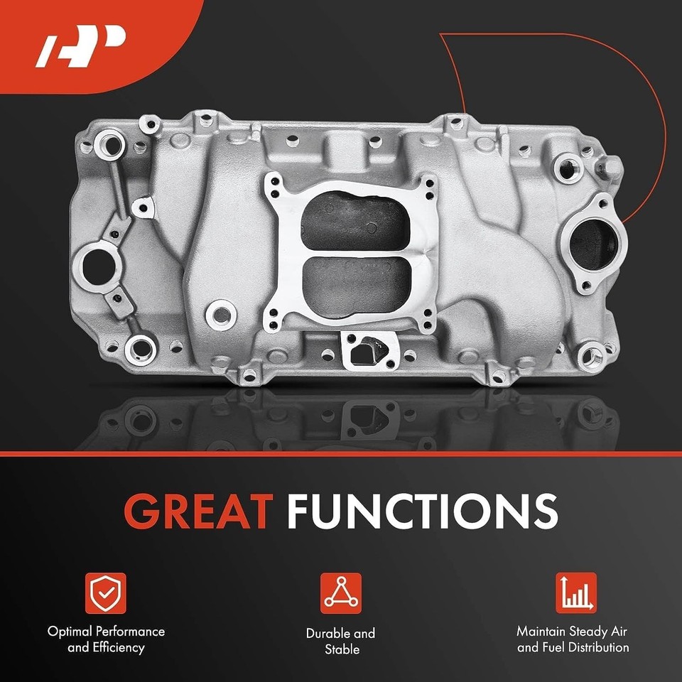 A-Premium Dual Plane Intake Manifold Compatible with Chevy 396-502 BBC ...