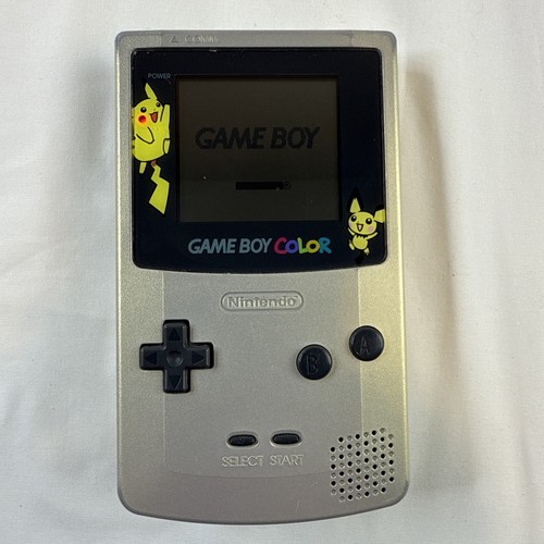 Nintendo Game Boy Color Pokemon Gold / Silver Limited OEM Shell Console ...