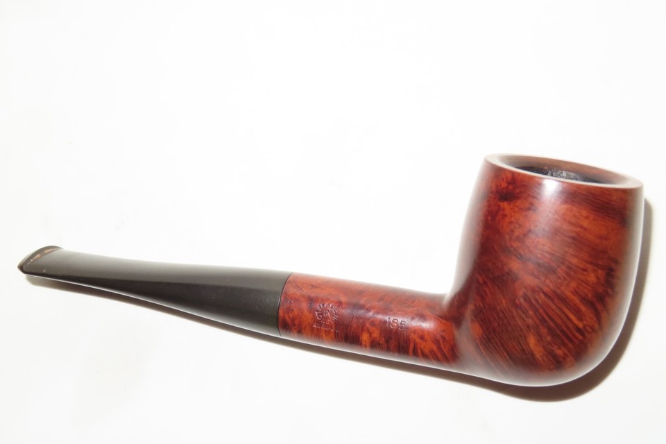 COMOY'S GOLDEN GRAIN 185 BILLIARD SHAPE PIPE W/ 3-PART C STEM LOGO ...