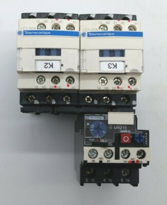 Schneider Electric LC1D09 Magnetic Contactor (Set of 2) with Overload ...