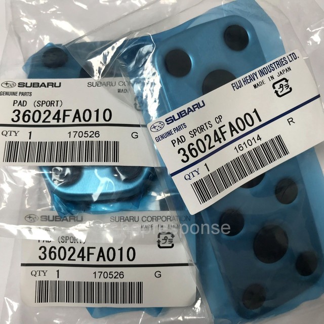 Subaru Clutch Brake Gas Aluminum Pedal Kit 36024fa001 36024fa010 for ...