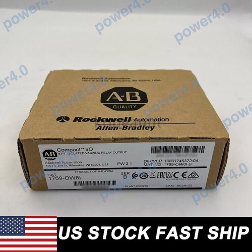 AB 1769-OW8I SER B CompactLogix Relay Output Module New Factory Sealed ...