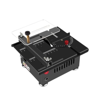 12-24V 200W Table Saw Mini Desktop Electric Saw Cutter Speed Angle ...