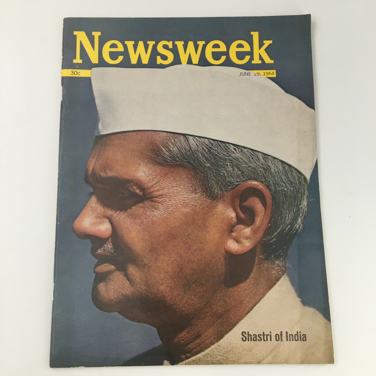 VTG Newsweek Magazine June 29 1964 Prime Minister Lal Bahadur Shastri ...