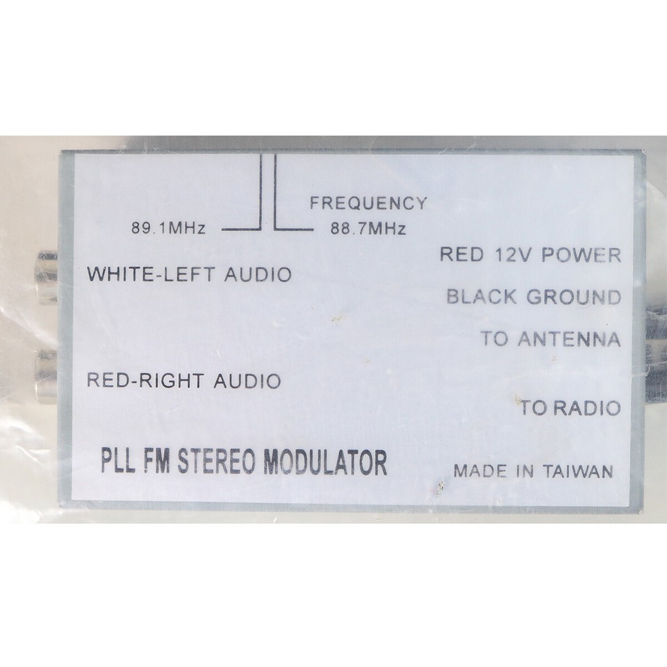 New Tecvox FM Stereo Modulator Multi-Channel PLL Synthesizer | eBay