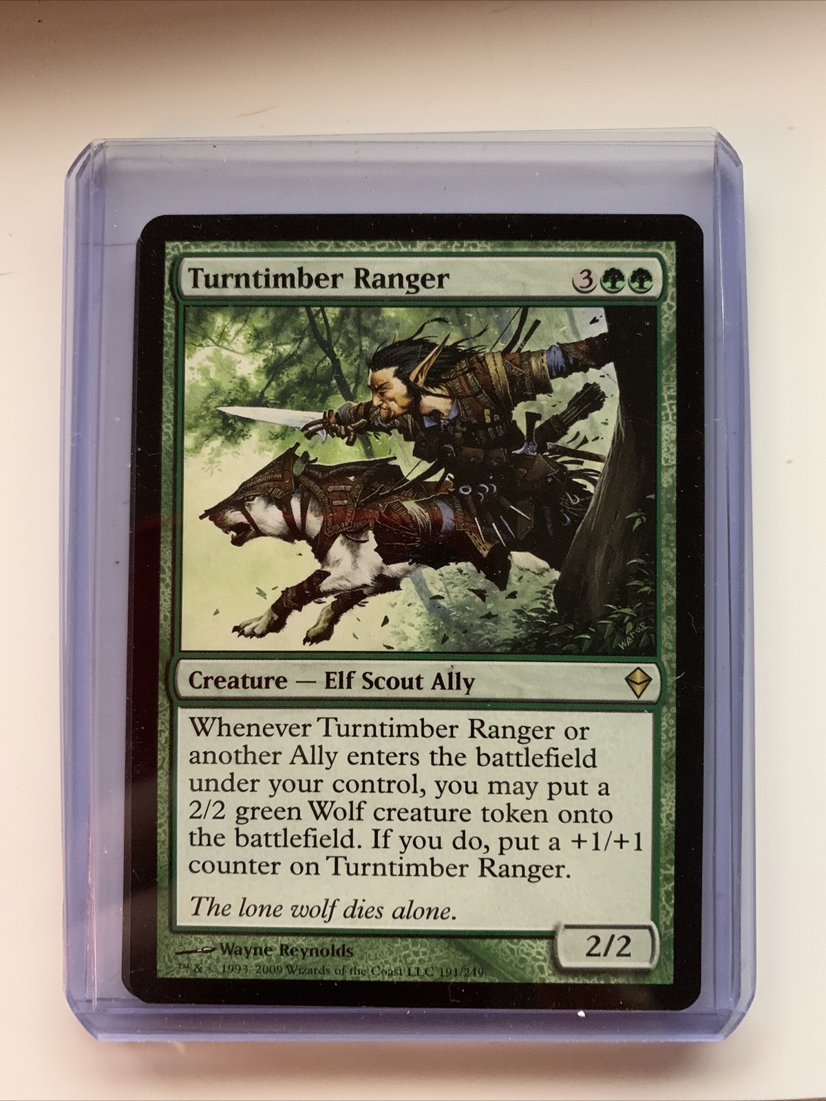 Turntimber Ranger Zendikar NM Green Rare MAGIC THE GATHERING MTG CARD ...