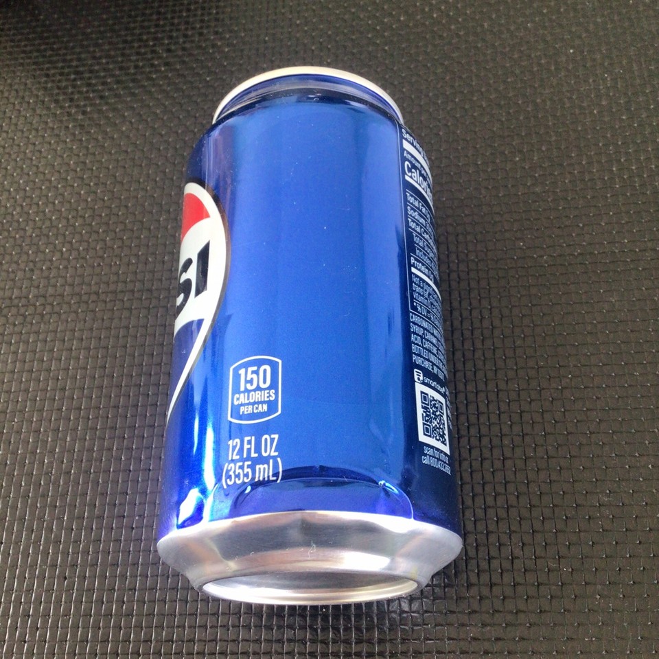 Sealed Nearly Empty Pepsi Can Arizona Visible Under Paint Has 2 Dents ...
