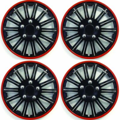 KIA PICANTO Car Wheel Trims Hub Caps Plastic Covers Lighting 15" Black ...