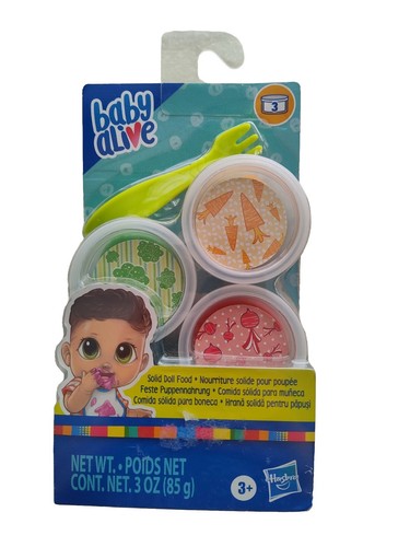 Hasbro Baby Alive Solid Doll Food Refill Pack New In Package With Fork ...