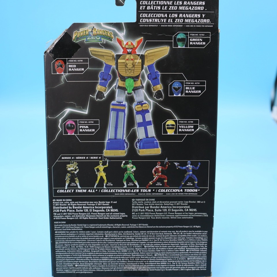 Power Rangers Zeo Legacy Collection Gold Ranger Bandai 2017 25th New ...