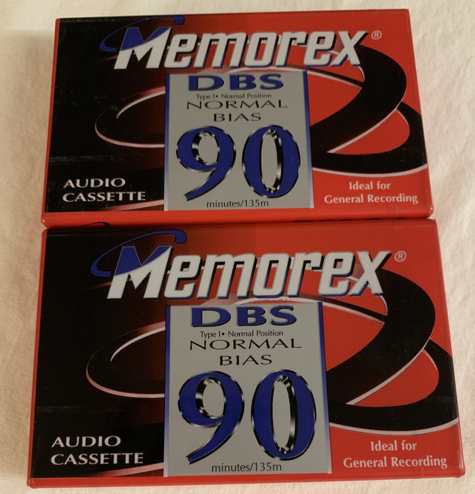 Lot Of 2 Brand New Sealed Memorex DBS 90 Min Blank Cassette Tapes | eBay