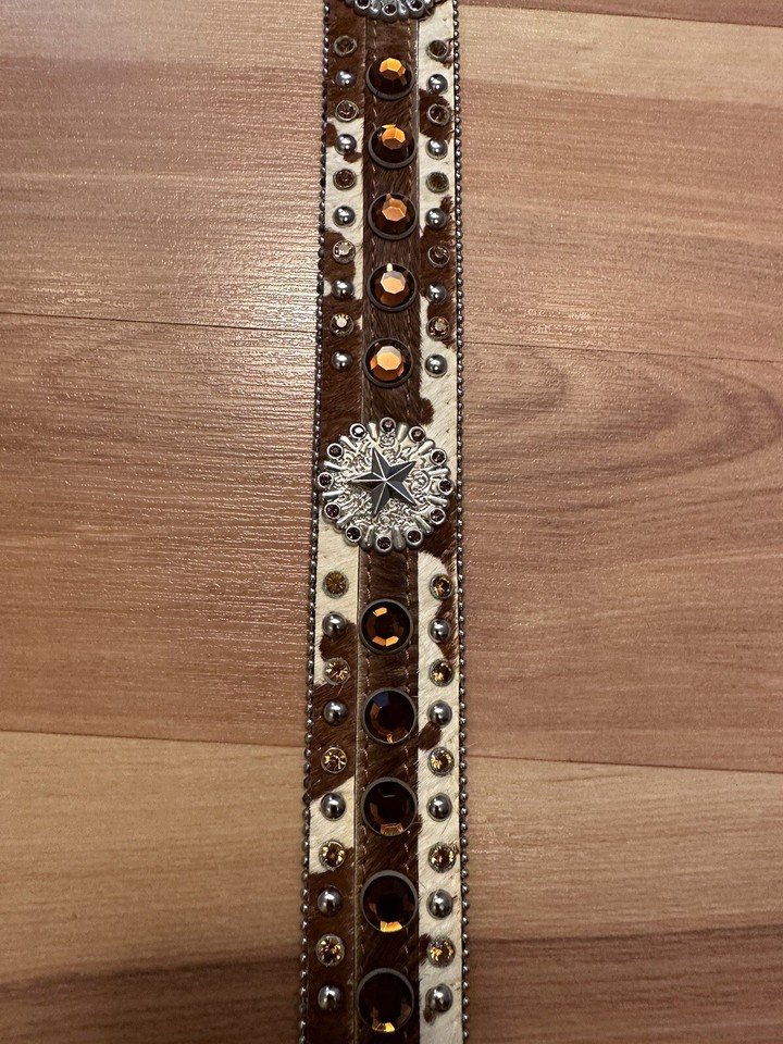 Western Cow Print Belt for Women | eBay