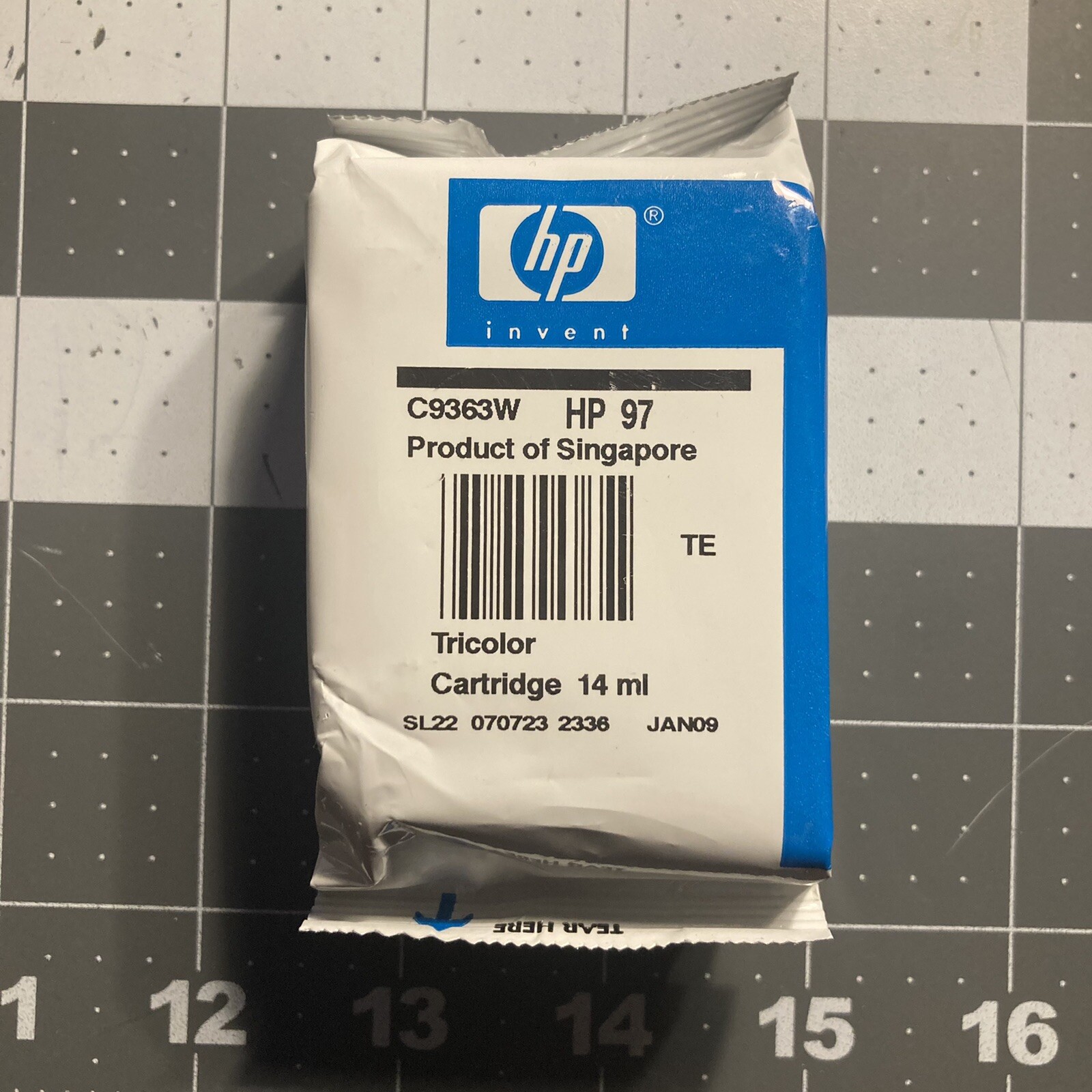 Genuine HP 97 Tri Color Ink Cartridge C9363W | eBay