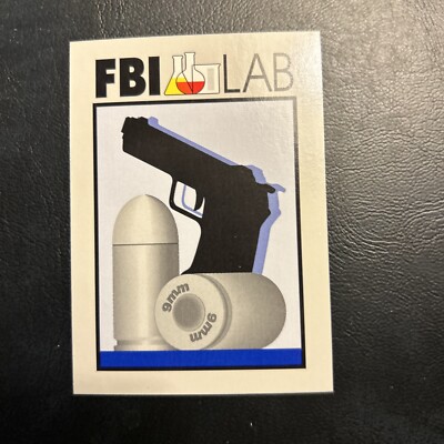 Jb2 1993 wanted By The Fbi #90 Firearm Reference Collection, Fbi Lab | eBay