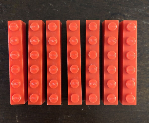 Lot of 7 Old Vintage Lego Misprint Error Bricks - Two different fonts ...