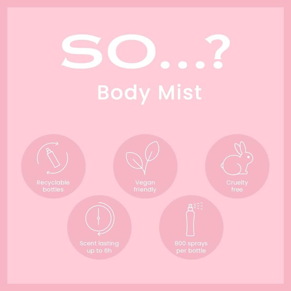 So…? Miss So…? Womens Gift Sets Bundle - Perfume, Body Mist Fragrance ...
