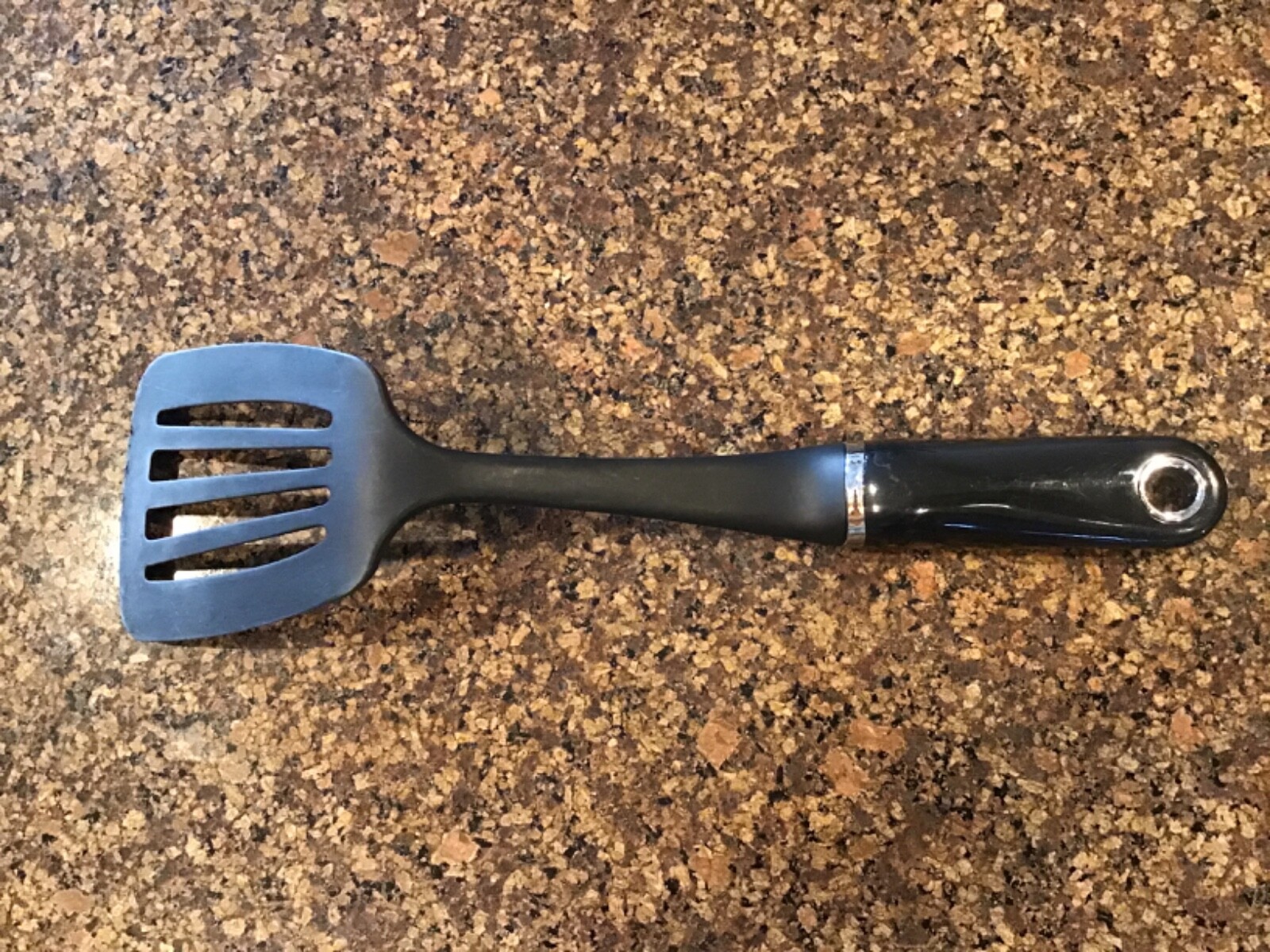 KITCHENAID SHORT BLACK SLOTTED SPATULA TURNER FLIPPER UTENSIL | eBay