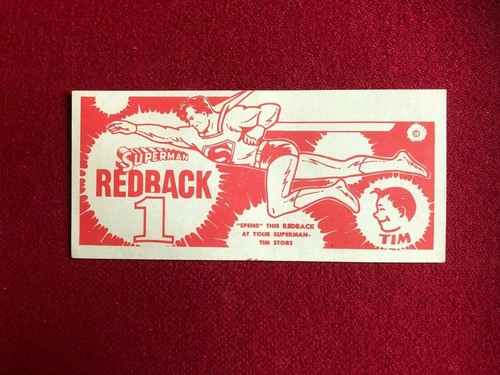 1945, Superman, "Tim Redback" Currency (1-Redbacks) (Scarce / Vintage ...