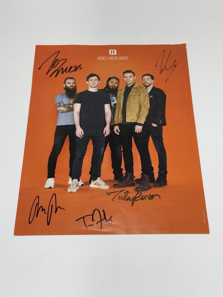 DANCE GAVIN DANCE SIGNED 11x8 Photo autographed Signed RARE | eBay