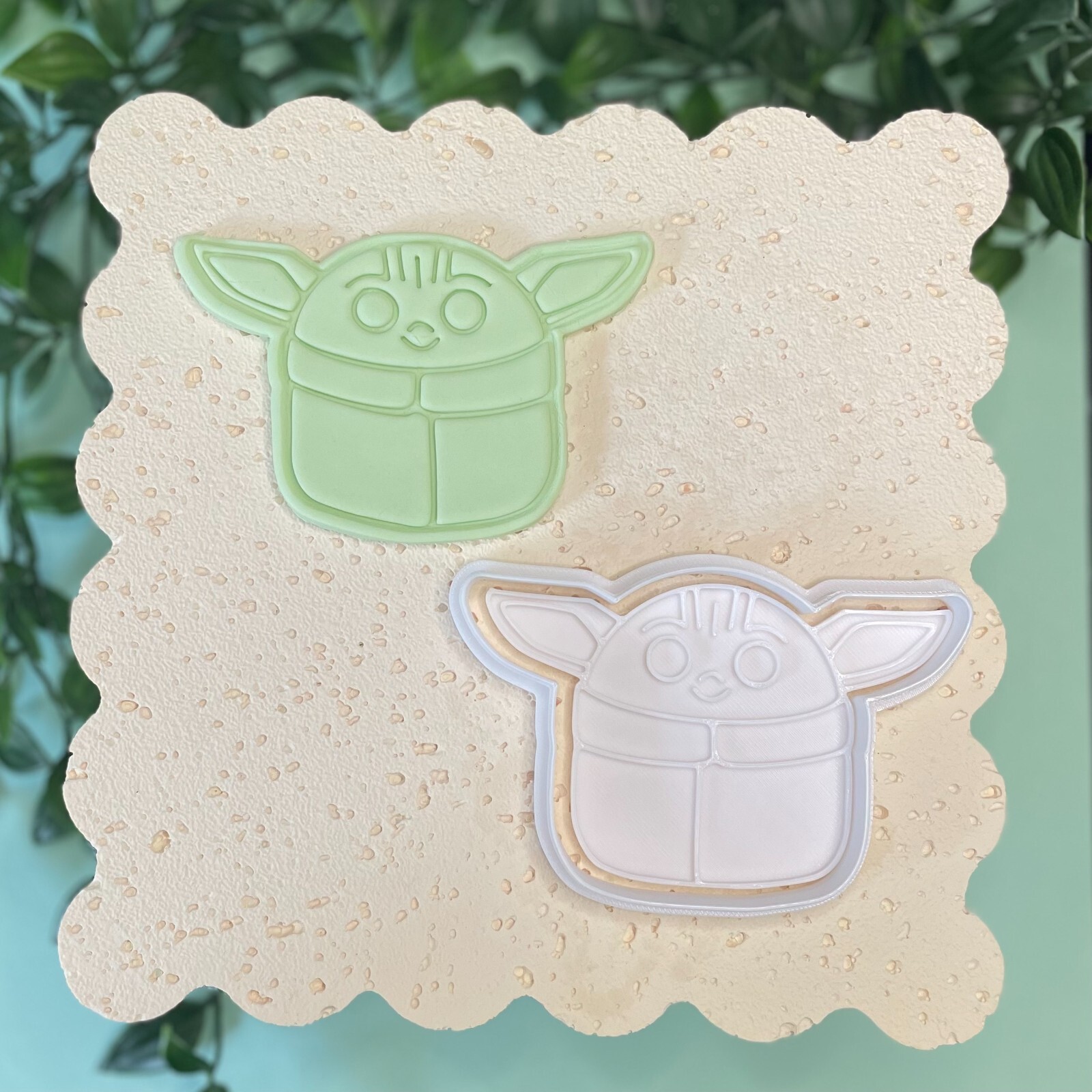 Star Wars Yoda Grogu Cookie Cutter Stamp Fondant Embosser May Fourth ...