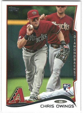 2014 Topps Baseball Chris Owings Rookie Arizona Diamondbacks #232 | eBay