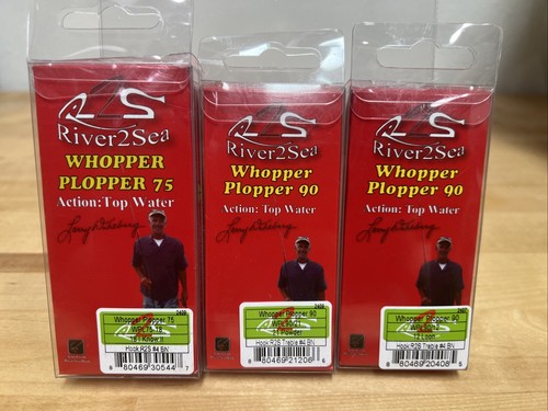 River2Sea Whopper Plopper 75 and Two 90 Topwater Bait Total 3 ...