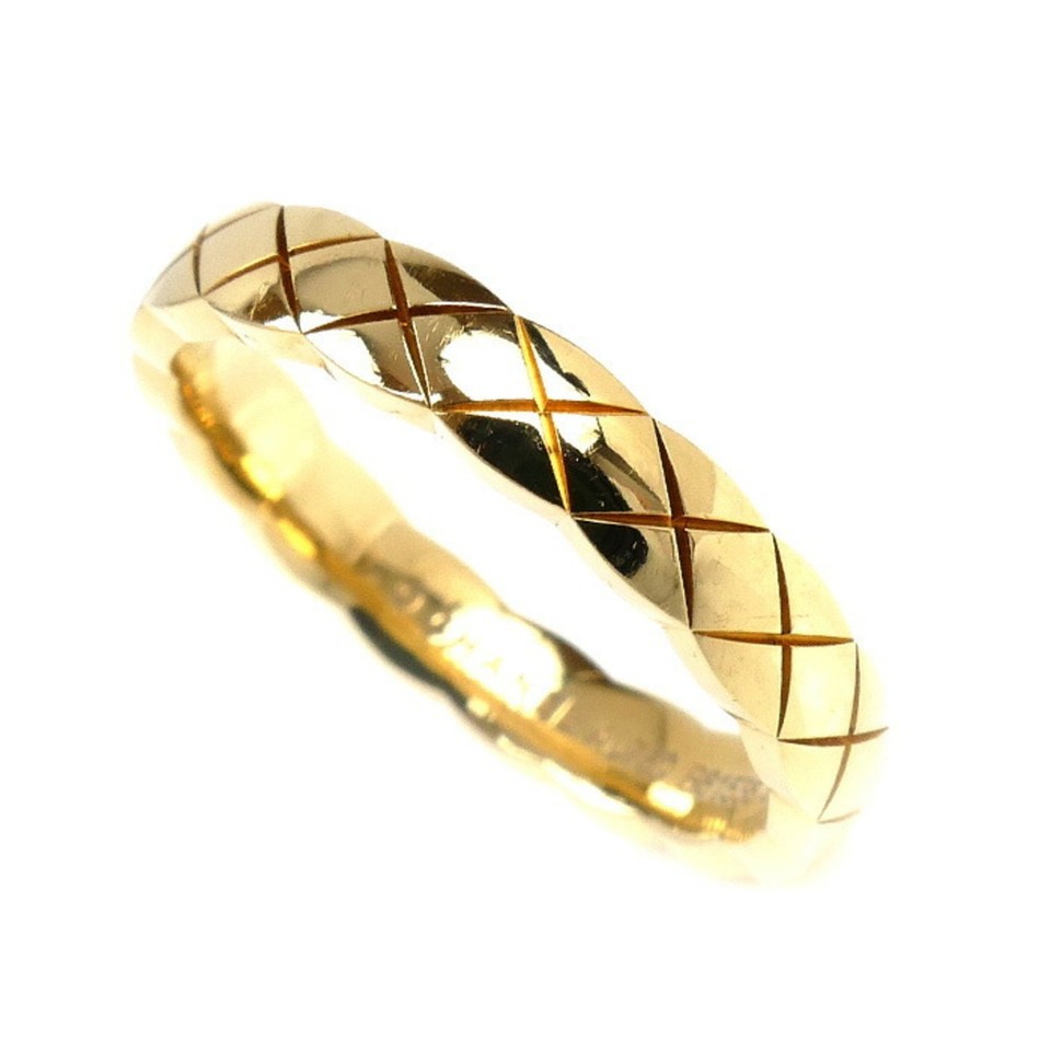 CHANEL 18KYG Yellow Gold Coco Crush Ring J11794 Size 9.5 (50cm) 3.8g ...
