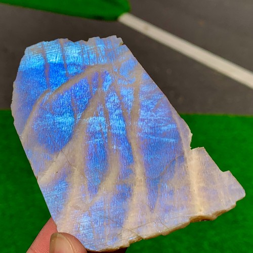 78G Flashy Rainbow Moonstone Sunstone Crystal Slab, Thick Rainbow ...