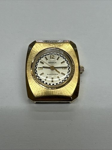 BENRUS ELECTRONIC SWISS GOLD FILLED WRISTWATCH CALIBER / MODEL HP19 NO ...