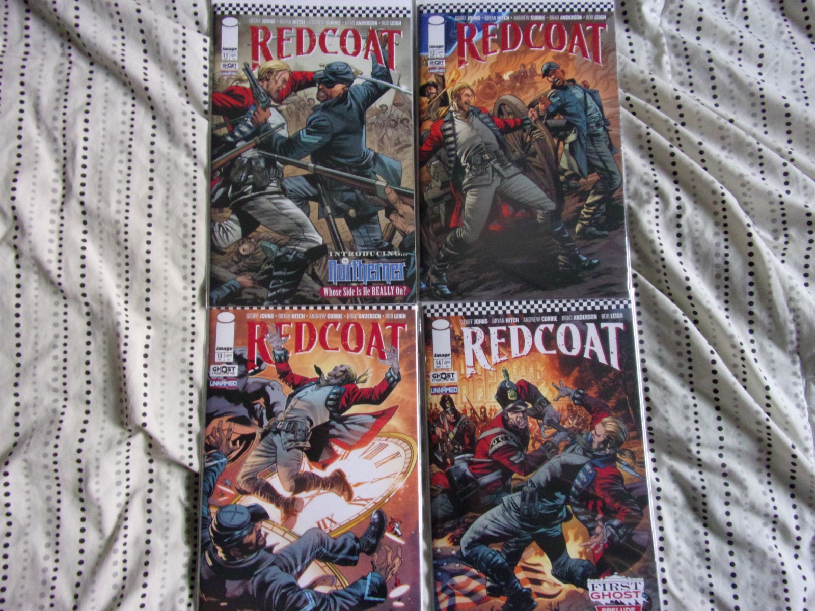 Image Comics Redcoat issues 11, 12, 13, & 14 - Geoff Johns - Bryan ...