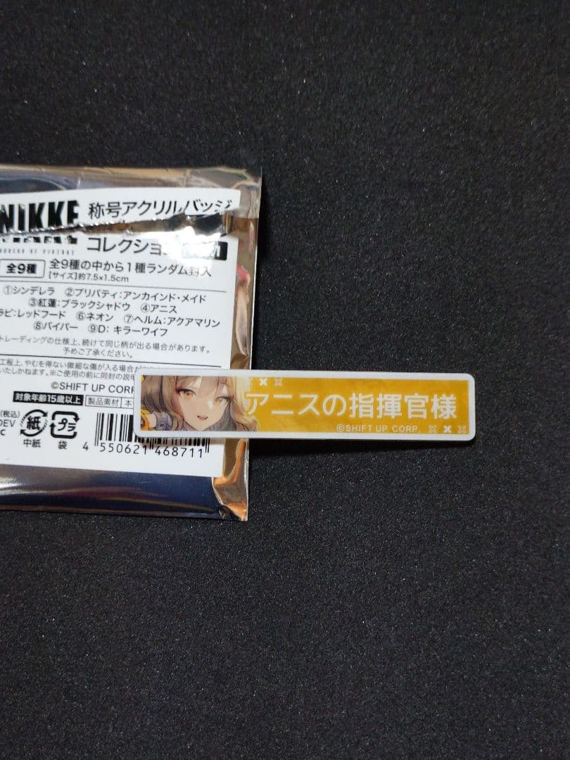 Goddess of Victory NIKKE Exhibition Title Acrylic Badge Collection ...