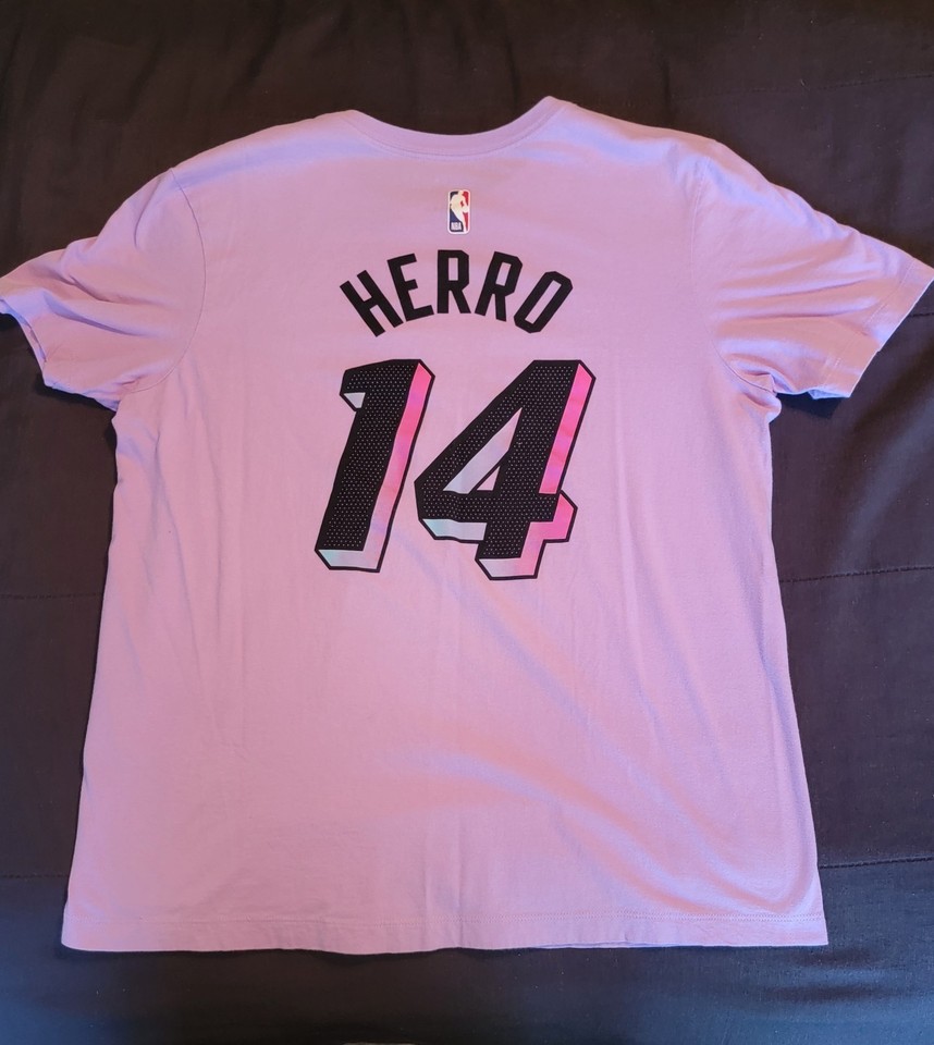 Nike Miami Heat Tyler Herro Vice Versa Shirt Mens Large | eBay