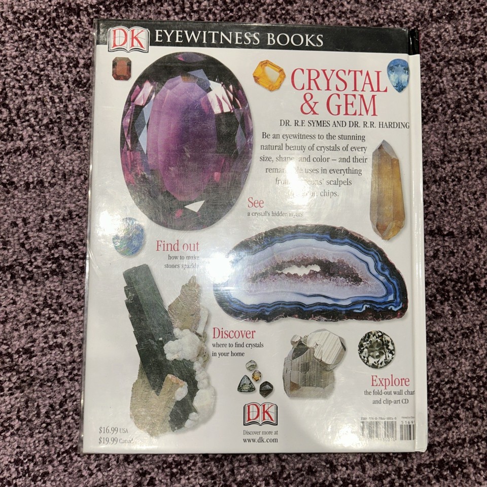Brand New DK Eyewitness Books: Crystal & Gem - Hardcover By Symes, R.F ...