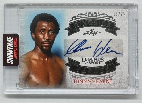 2015 Leaf Legends of Sport Tommy Hearns Ringside Heroes Autograph Auto ...