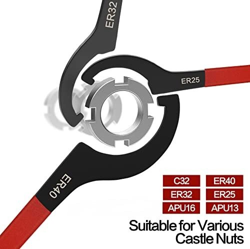 6 Pack Coilover Spanner Wrench Set Coilover Wrench C-Shape Spanner ...