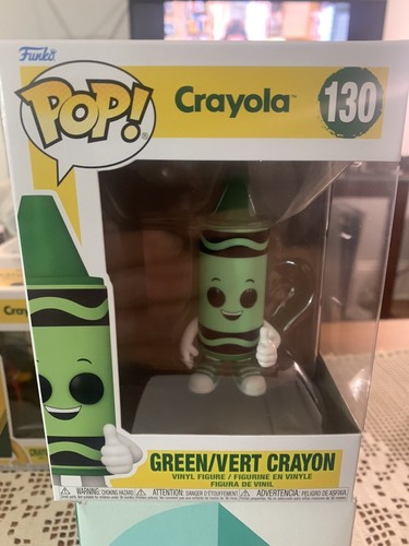 Funko Pop! Vinyl: Crayola - Green/ Vert Crayon #130 MIB Ad Icons | eBay