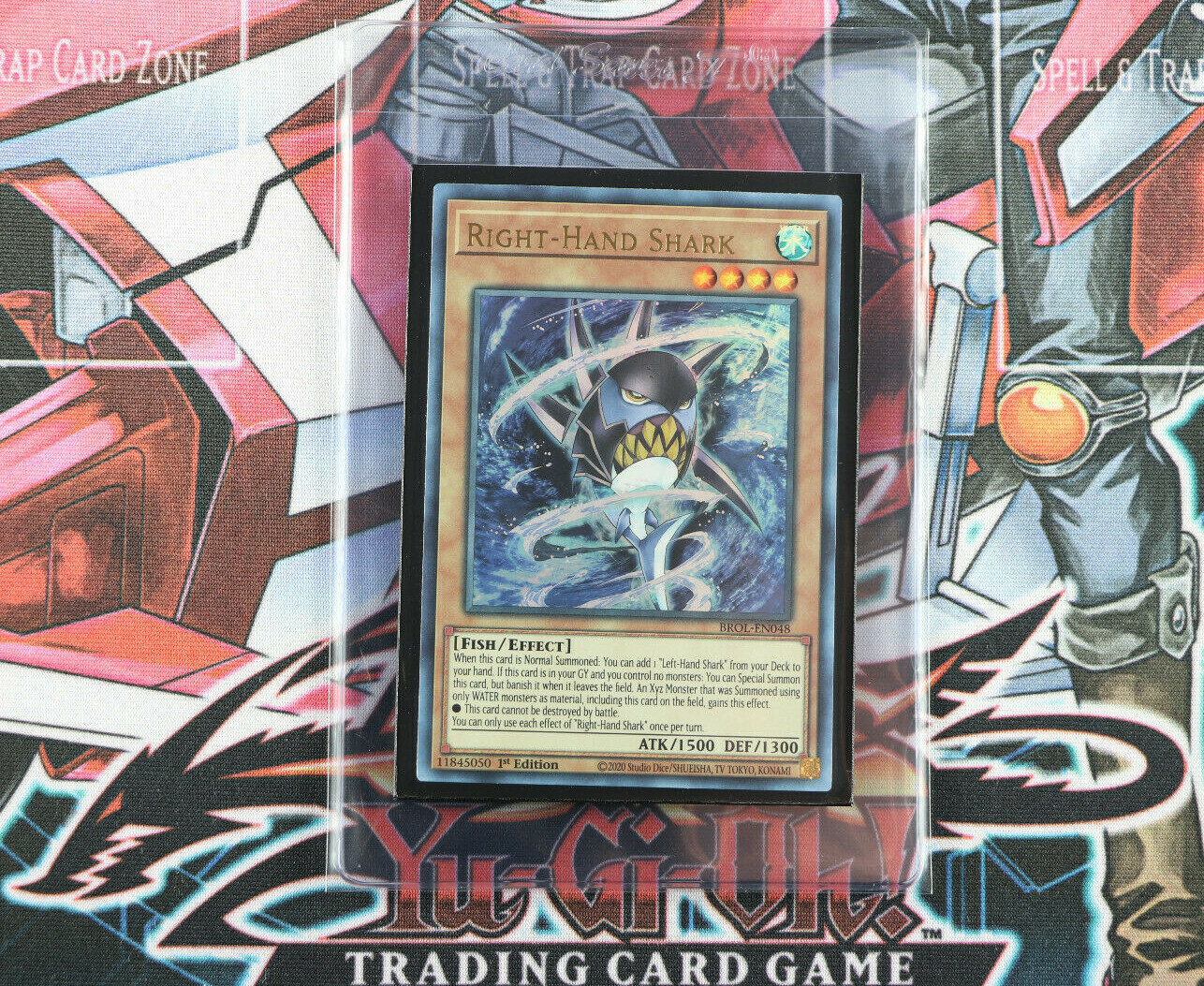 YuGiOh Right-Hand Shark BROL-EN048 1st Edition Ultra Rare | eBay