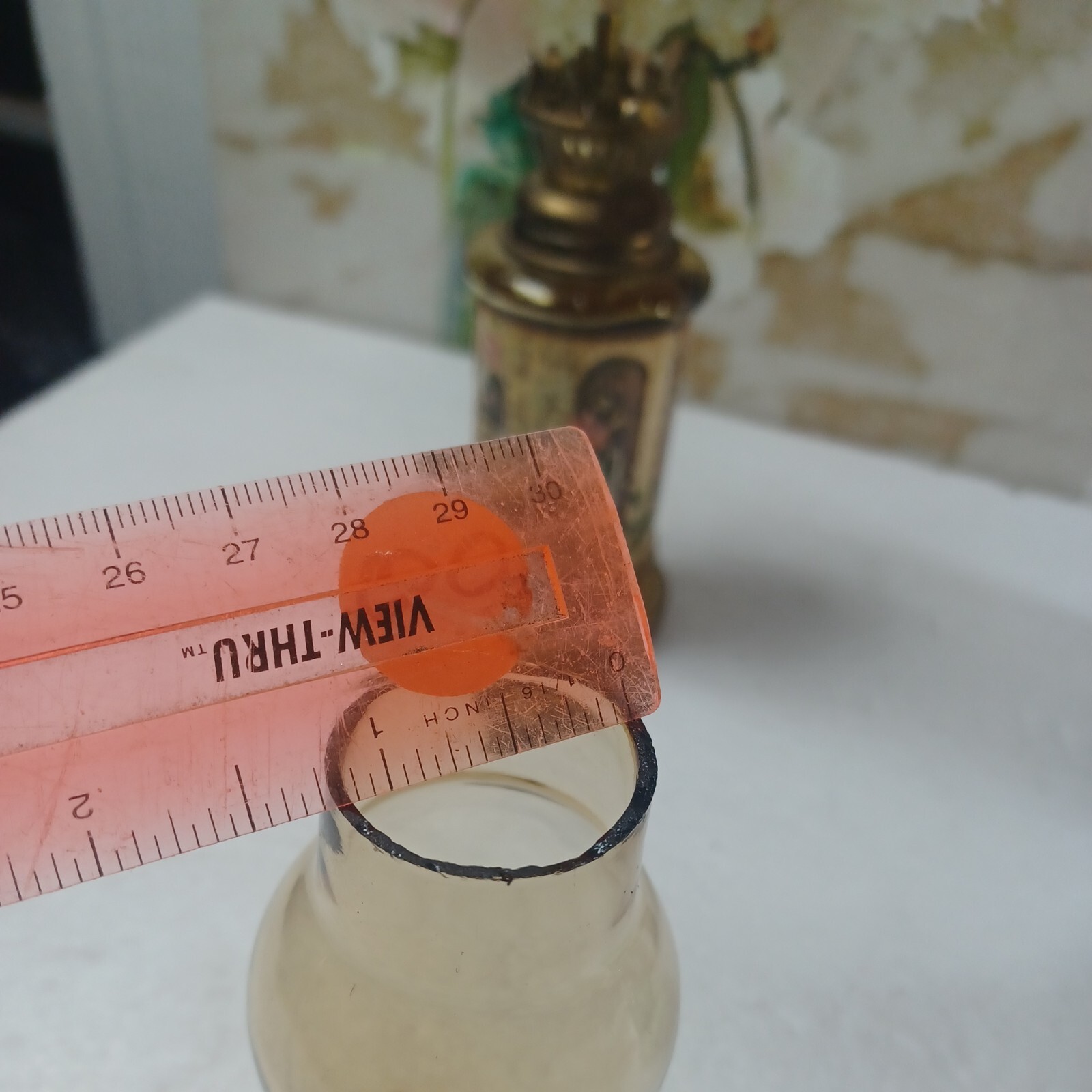 Christ Knocking on door Base Oil Lantern Kerosene Lamp Fluid 9" Honk ...