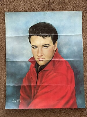 Elvis Painting by June Kelly - 1964 16x20 (rare) | eBay