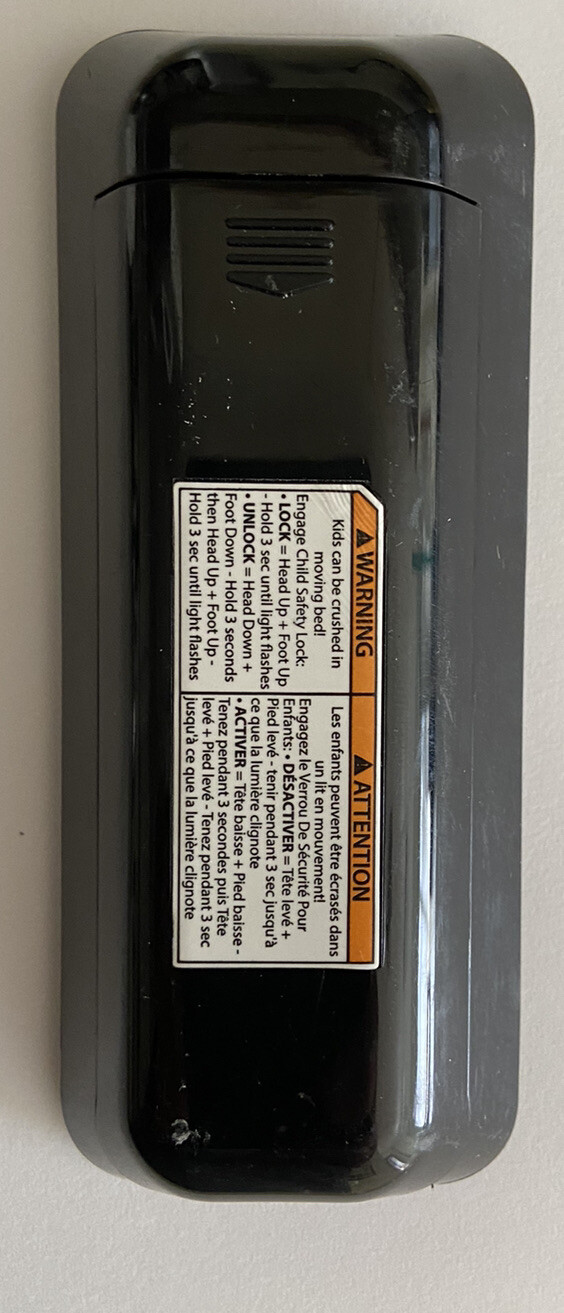 Used -Ease -2.0/3.0 Replacement Remotes Tempurpedic/ Sealy Adjustable ...